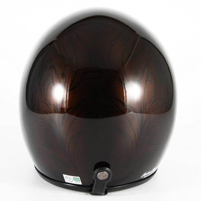 72JAM 72JAM:72ジャム ジェットヘルメット Leaf リーフ レディース ブラウン／ブラック :21826019:ウェビック1号店 - 通販 - Yahoo!ショッピング