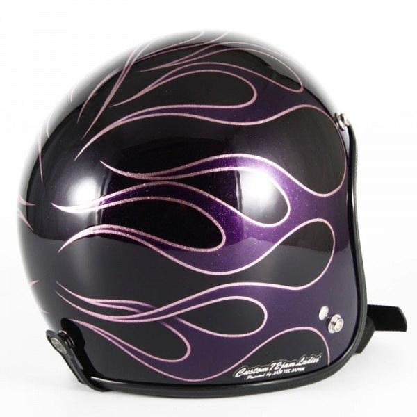 72JAM JET HELMET 72ジャム jamカスタムペイント flames ジェットヘルメット ヘルメット : ウェビック1号店 - 通販 - Yahoo!ショッピング