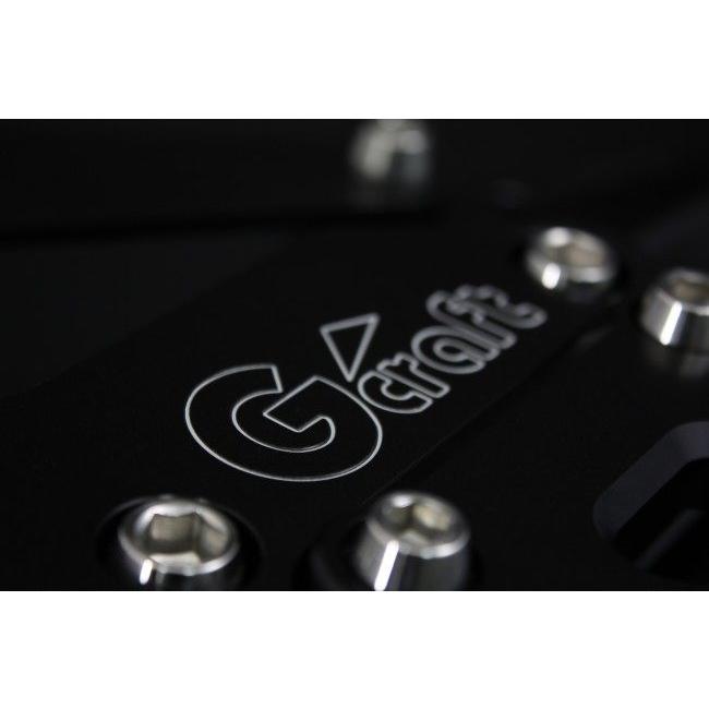 G-Craft ASIA ジークラフト アルミフレーム GC-020 NERO ベアリングレース圧入：あり / 仕上げ：ブラックアルマイト(標準) ピボット部Φ12仕様：なし(標準) フレーム ...