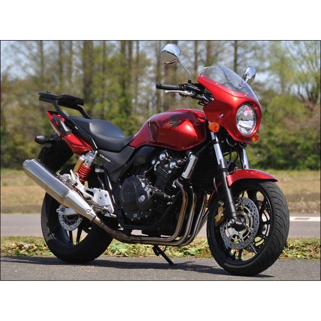 CHIC DESIGN シックデザイン ロードコメット スクリーンカラー：クリア / カラー：アトモスファイアブルーメタリック CB400スーパーフォア HONDA ホンダ 外装 : ウェ ...