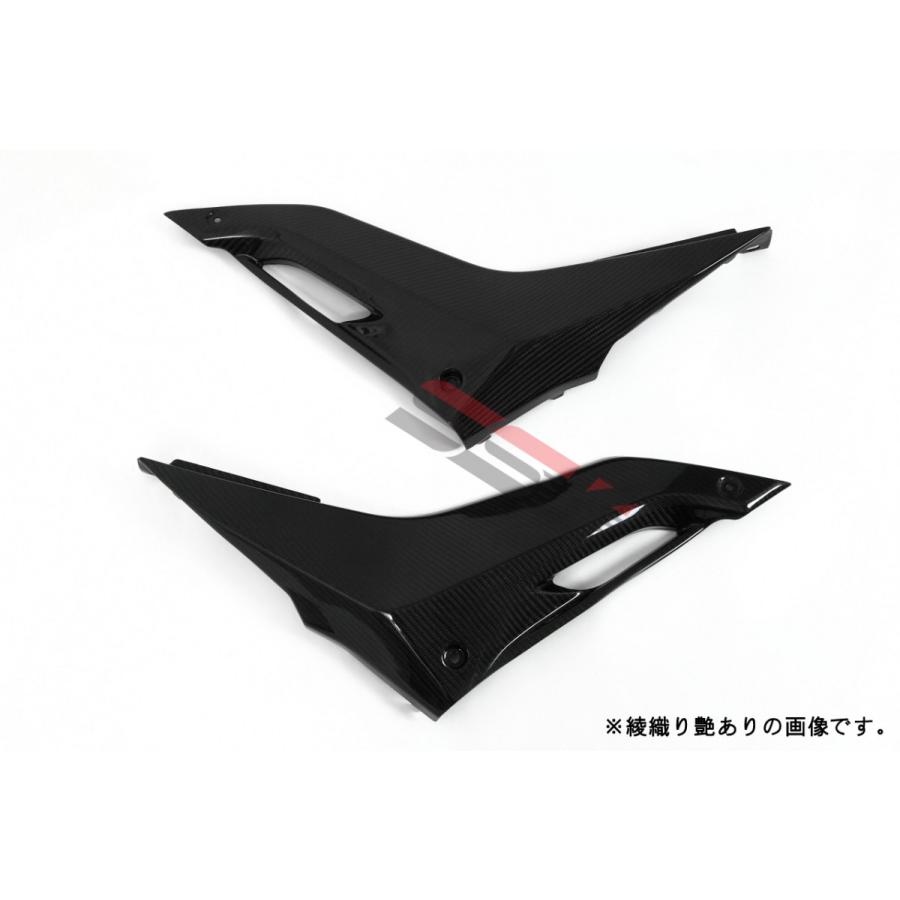 SPEEDRA SPEEDRA:スピードラ サイドカバー 左右セット ドライカーボン タイプ：平織り艶あり YZF-R125 ...
