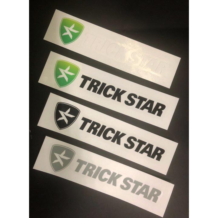 TRICK STAR TRICKSTAR トリックスター ステッカー112 カラー：ブラック ステッカー・デカール 外装 : ウェビック1号店 ...