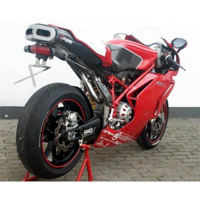SPARK EXHAUST スパーク マフラー タイプ：レーシング 749R 999 (05>) 999R(04>) (LOW oil pan and BLACK swing arm ...