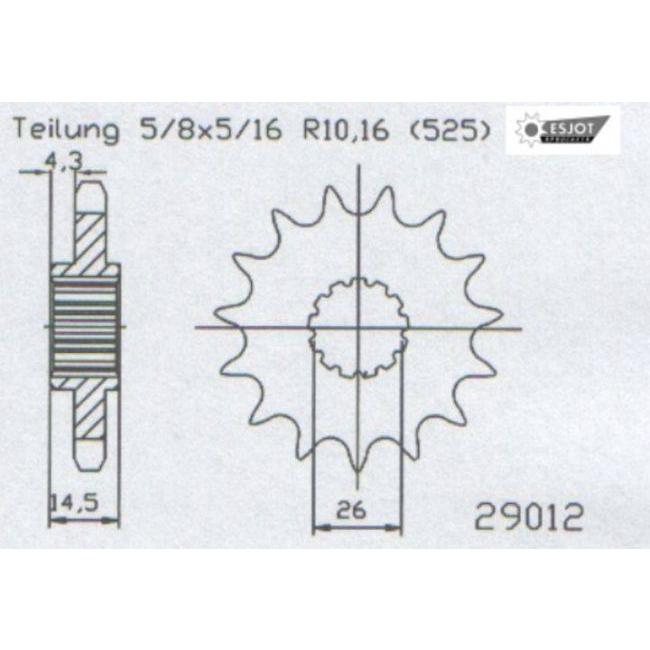 Esjot エスヨット スチール製スプロケット 丁数：14 CB750 F2-N|P|R|S|T|V|W|X|Y RC42 F2T Japan F2N HONDA ホンダ 駆動系 : ウェ ...