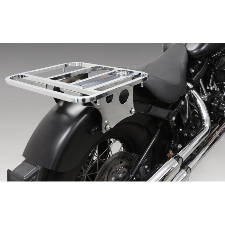 KIJIMA キジマ デタッチャブルマウントキャリア カラー：クロームメッキ FXS FLS HARLEY-DAVIDSON ハーレー ...
