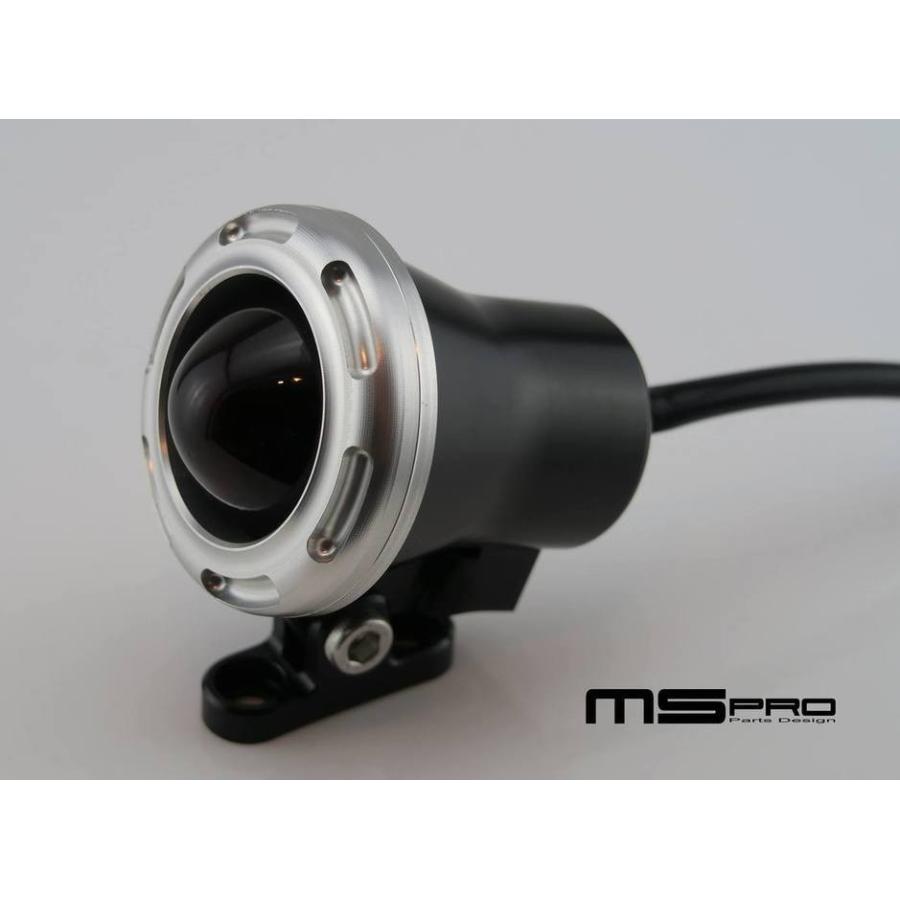 MSPRO MSPRO:エムエスプロ CNCアルミニウム ラウンドAタイプテールランプ サイドカラー：シルバー / ボディーカラー：シルバー ...