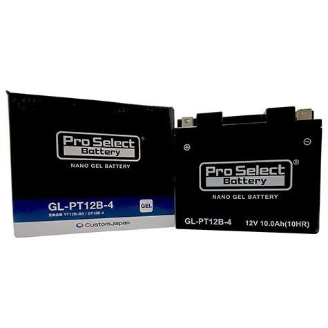 Pro Select Battery プロセレクトバッテリー ナノ・ジェルバッテリー【GL-PT12B-4】 鉛系バッテリー バッテリー関連 : ウェビック1号店 - 通販 - Yahoo ...