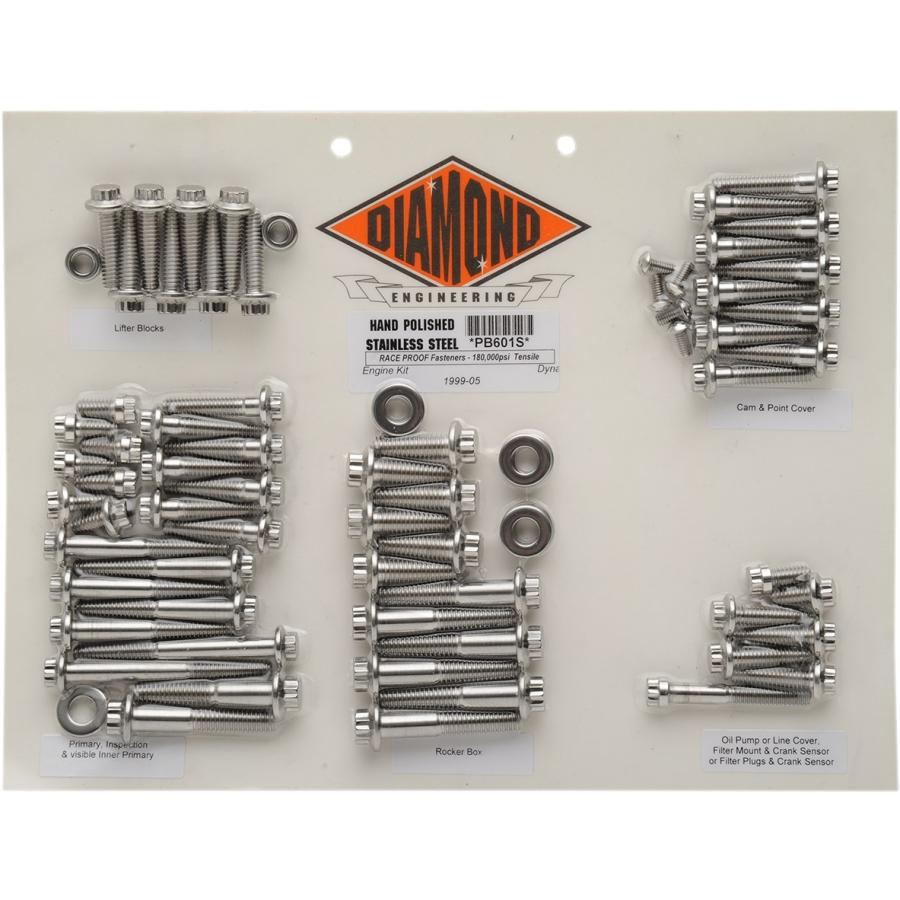 DIAMOND ENGINEERING ダイアモンドエンジニアリング ボルトキット99-05 FXD MTR 【BOLT KIT 99-05 ...
