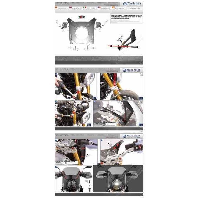 Wunderlich ワンダーリッヒ フロントカウル 「Daytona」 カラー：無塗装 RnineT BMW ビキニカウル カウル関連 外装 : ウェビック1号店 - 通販 - Yahoo ...