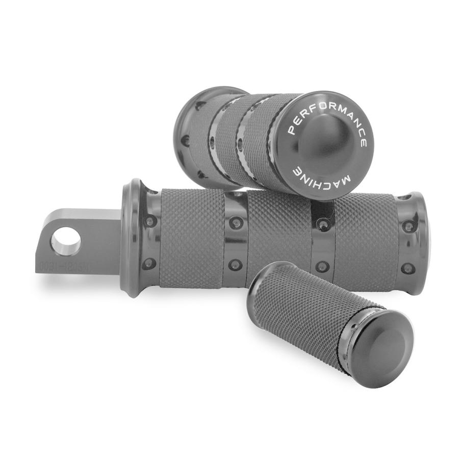 Performance Machine パフォーマンスマシン XLS フットペグ 仕上げ：ブラック HARLEY-DAVIDSON ハーレー ...