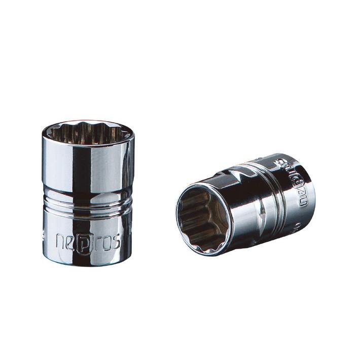 KTC Nepros KTC Nepros:ネプロス 6.3SQ ソケット 十二角 サイズ：(S：inch)：7/32／D1(mm)：8.1／D2(mm)：12／H(mm)：5／全長(L：mm ...