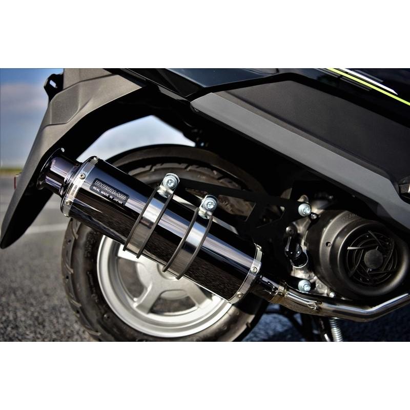 BEAMS BEAMS:ビームス SS300 SP フルエキゾーストマフラー サイレンサータイプ：SMB (スーパーメタルブラック) アドレス ...