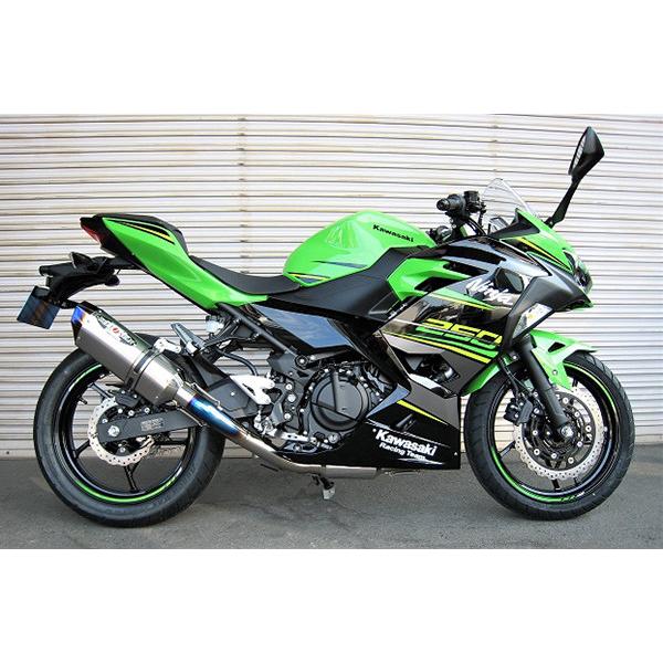 BEET ビート NASSERT(ナサート) Evolution TypeII フルエキゾーストマフラー サイレンサータイプ：クリアチタン Ninja250 Z250 : 23712407 ...