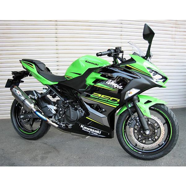 BEET BEET:ビート NASSERT(ナサート) Evolution TypeII フルエキゾーストマフラー サイレンサータイプ：クリアチタン Ninja250 Z250 ...