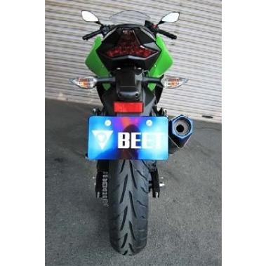 BEET BEET:ビート NASSERT(ナサート) Evolution TypeII フルエキゾーストマフラー サイレンサータイプ：クリアチタン Ninja250 Z250 ...