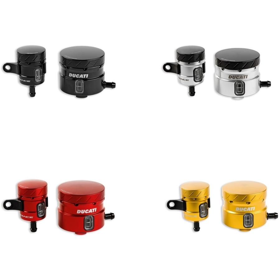 DUCATI Performance DUCATI Performance:ドゥカティパフォーマンス アルミリザーバータンクセット カラー：ブラックアルマイト :23733124:ウェビック1 ...