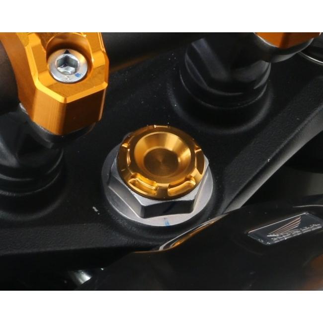 KITACO キタコ ステムナットキャップ カラー：ブラック CB125R CB250R CB150R CB300R HONDA ホンダ ...