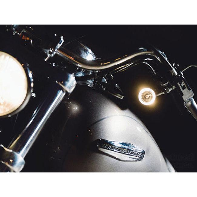 Kellermann ケラーマン Bullet 1000 PL [バレット 1000 PL] ポジション灯機能付きウインカー ポジション灯火色：白色 / 本体カラー：クローム ...