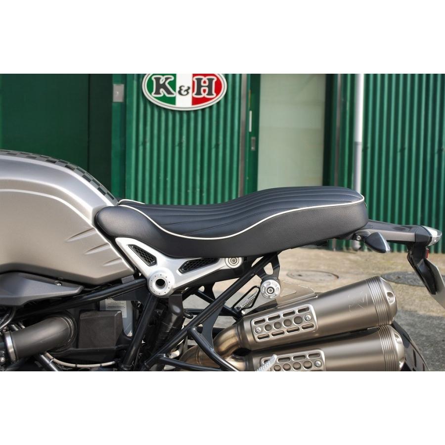 K＆H K＆H:ケイアンドエイチ ダブルシートA パイピング タイプ：タック2 RnineT :23897605:ウェビック1号店 - 通販 - Yahoo!ショッピング
