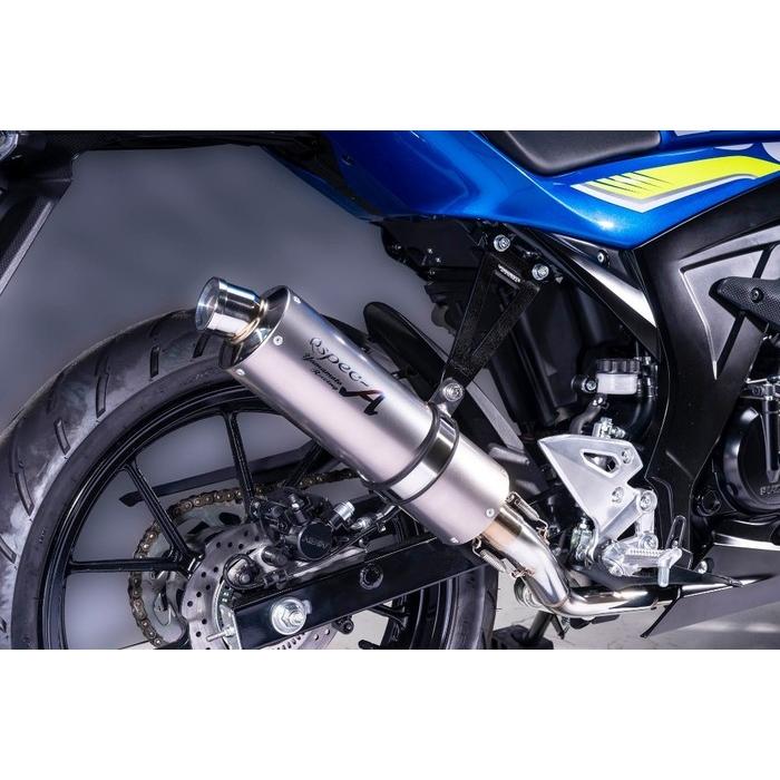 YAMAMOTO RACING YAMAMOTO RACING:ヤマモトレーシング SPEC-A フルエキゾーストマフラー サイレンサーカラー：チタン GSX-R125 GSX-S125 ...