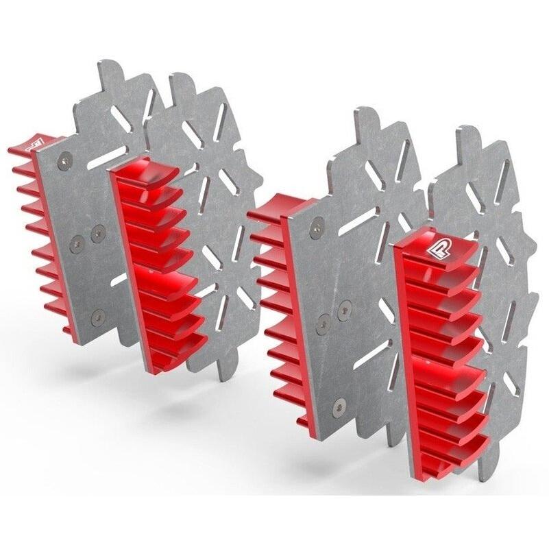 Performance Technology Performance Technology:パフォーマンステクノロジー ブレーキディスク ラジエーター カラー：レッド :23975133:ウェ ...