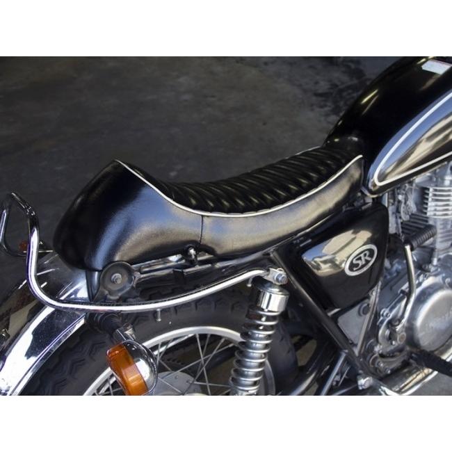 Motor Rock Motor Rock:モーターロック カフェレーサーシート タイプ：Type3 白パイピング SR400 SR500 :24101352:ウェビック1号店 - 通販 ...