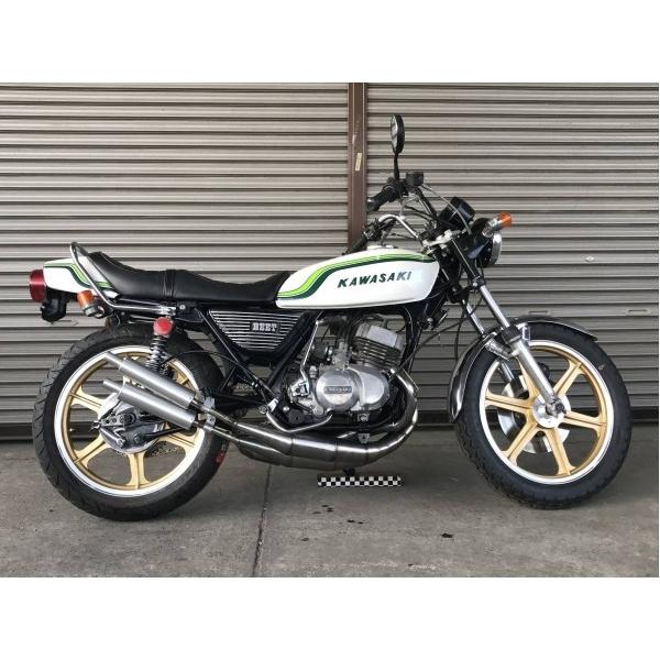 プレイマンズ・コレクション ステンレスクロスチャンバー KH250 KH250SS KH350SS KAWASAKI カワサキ フロントフォーク サスペンション 足回り : ウェビック1号店 ...