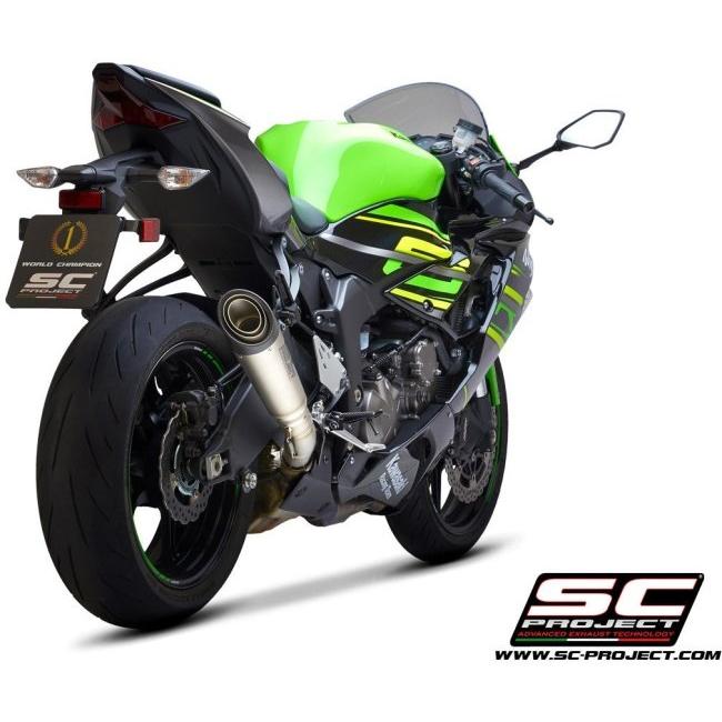 SC-PROJECT SCプロジェクト S1 スリップオンサイレンサー＆フルチタンリンクパイプ NINJA ZX-6R 636 ...