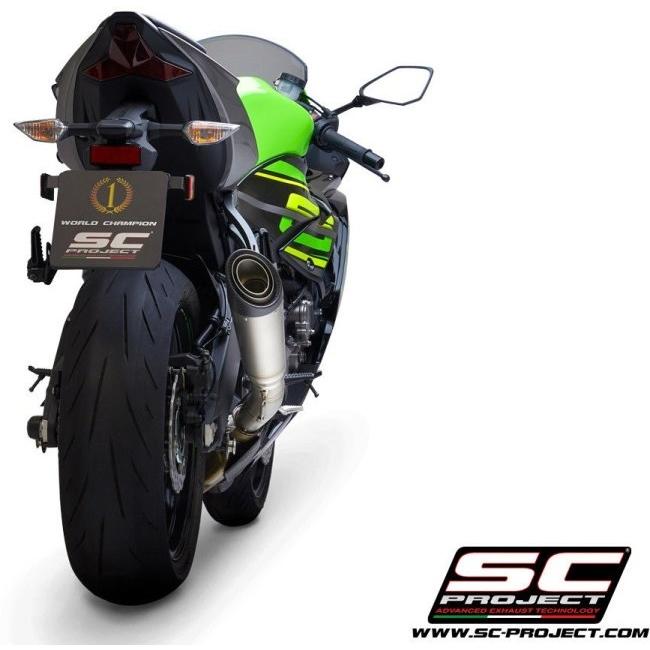 SC-PROJECT SCプロジェクト S1 スリップオンサイレンサー＆フルチタンリンクパイプ NINJA ZX-6R 636 ...