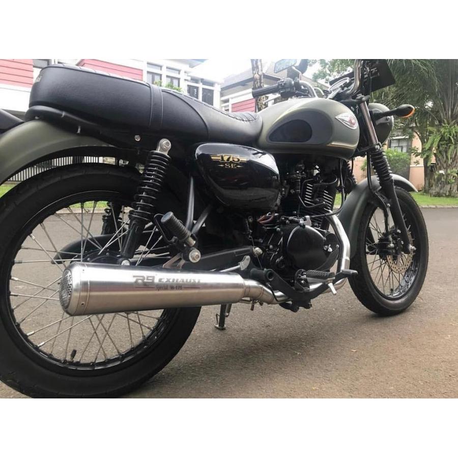 R9 Exhaust Exhaust:アールナインエキゾースト RETRO フルエキゾースト W175 : ウェビック1号店 - 通販 ...