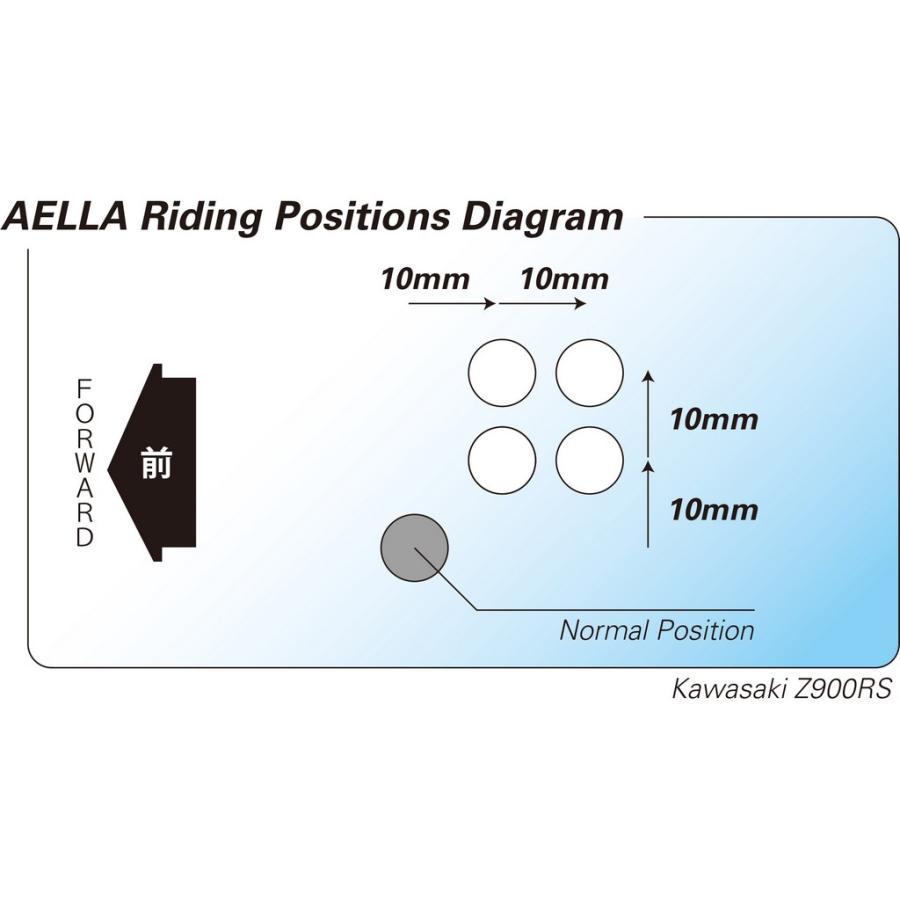 AELLA AELLA:アエラ ライディングステップキット カラー：ブラック Z900RS Z900RS CAFE :24200433:ウェビック1号店 - 通販 - Yahoo!ショッピング