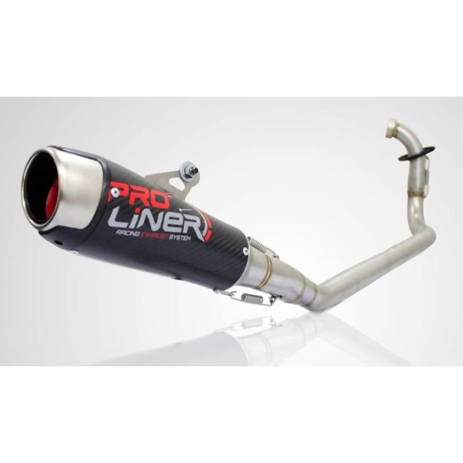 Pro Liner プロライナー TR2 カーボン ロング フルエキゾーストマフラー X-MAX 250 XMAX300 YAMAHA ヤマハ ...