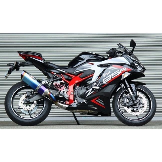 BEET BEET:ビート NASSERT Evolution Type II フルエキゾーストチタンマフラー 材質：クリアチタン／ブルーチタン Ninja ZX-25R KAWASAKI ...