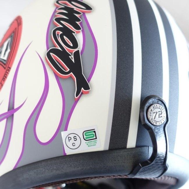 72ジャムジェットヘルメット 72JAM 72ジャム ジェットヘルメット ROCK&ROLL : ウェビック1号店 - 通販 - Yahoo!ショッピング