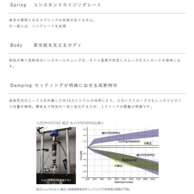 HYPERPRO ハイパープロ ストリートボックス ツインショック 360 エマルジョン SR400 YAMAHA ヤマハ YAMAHA ...