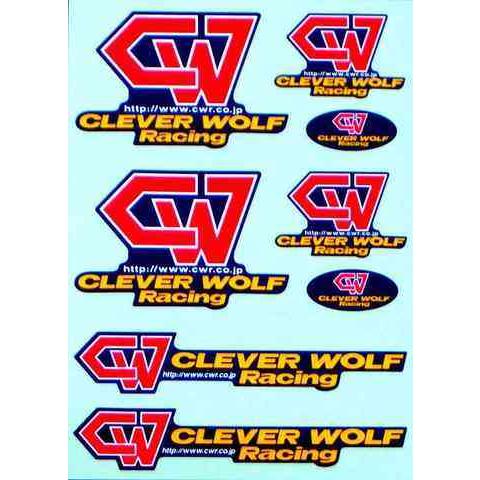 CLEVER WOLF クレバーウルフ ロゴステッカー ステッカー・デカール 外装 : ウェビック1号店 - 通販 - Yahoo!ショッピング