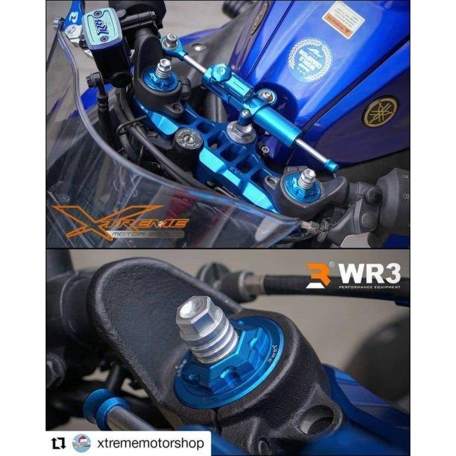 WR3 WR3:ダブルアールスリー プリロードアジャスター カラー：ゴールド ER-6n Ninja 650 MT-25 YZF-R25 ...