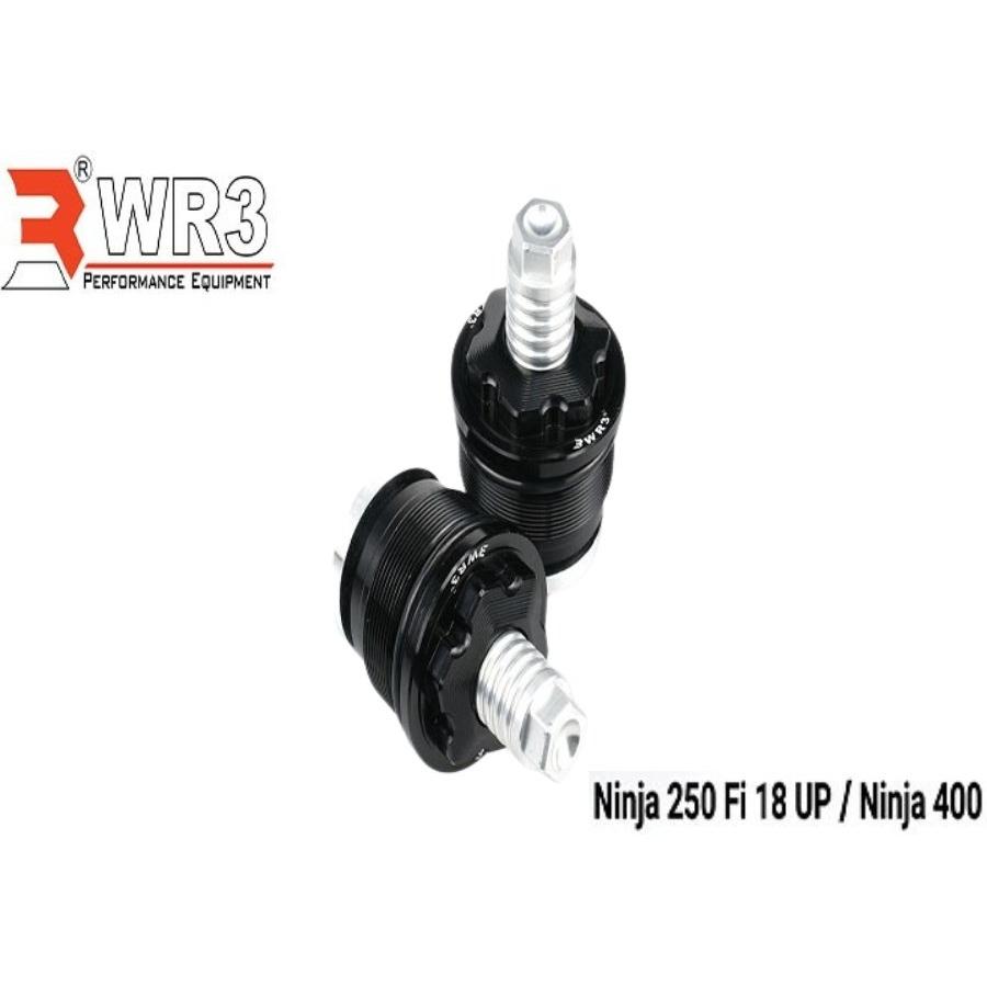WR3 ダブルアールスリー Preload Adjuster カラー：ブラック Ninja250 KAWASAKI カワサキ フロント ...