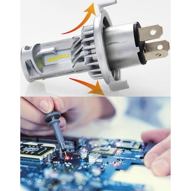 SPHERE LIGHT スフィアライト バイク用 LEDヘッドライト RIZINGアルファ H4 Hi／Lo ケルビン数：6000K LEDヘッドライトバルブ 灯火類 電装系 : ウェビック ...