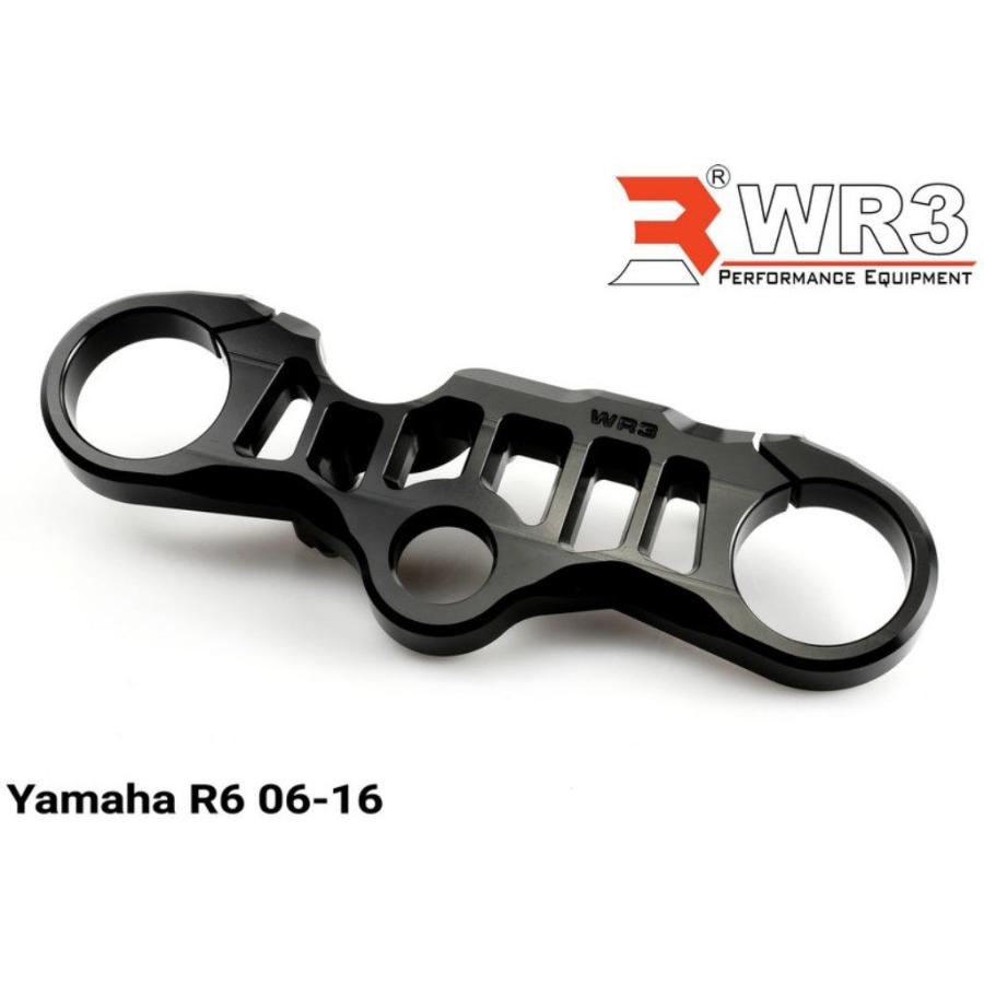 WR3 ダブルアールスリー トップブリッジ カラー：ブラック YZF-R6 YAMAHA ヤマハ ハンドル周辺パーツ ハンドル : ウェビック ...
