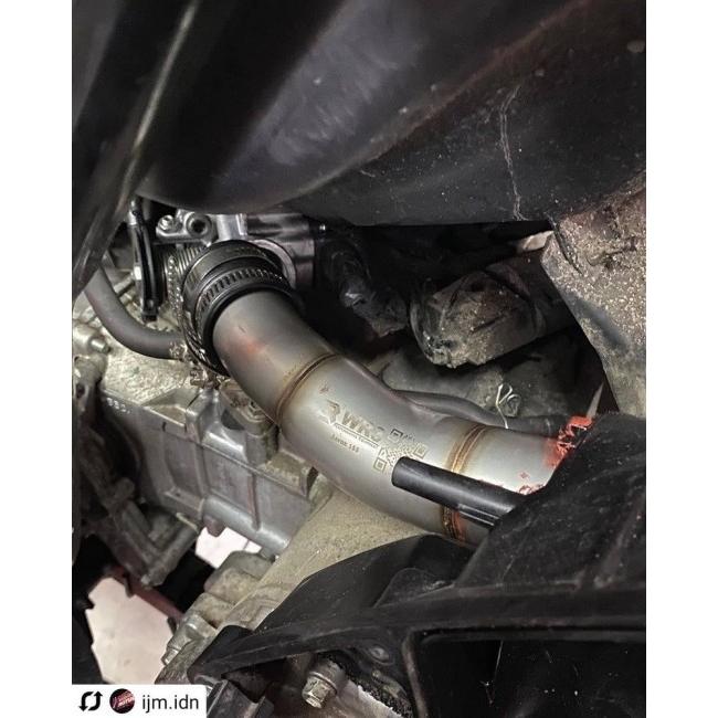 WR3 WR3:ダブルアールスリー エアクリーナーコネクティングパイプ Aerox155 Lexi YAMAHA ヤマハ YAMAHA ヤマハ ...