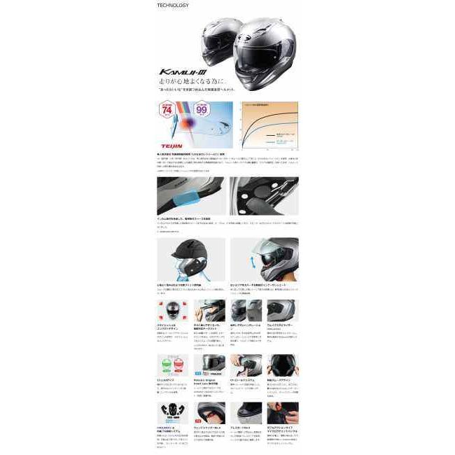 OGK KABUTO オージーケーカブト KAMUI-3 TRUTH [カムイ・3 トゥルース フラットブラックレッド] ヘルメット サイズ：XS(54-55cm) フルフェイスヘルメット ...