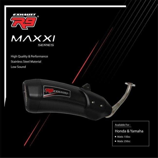 R9 Exhaust R9 Exhaust:アールナインエキゾースト MAXXI フルエキゾーストマフラー PCX160 PCX160 ...