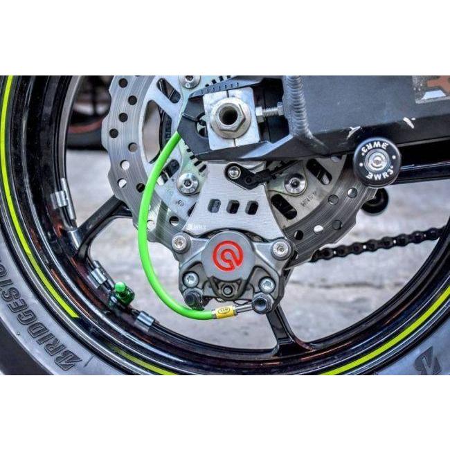 WR3 WR3:ダブルアールスリー Rear Brake Caliper Bracket for Brembo リアキャリパーサポート カラー ...