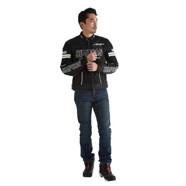 SIMPSON（バイク） SIMPSON シンプソン NSM-2201 Riders Mesh Jacket[ライダース メッシュ ジャケット ...