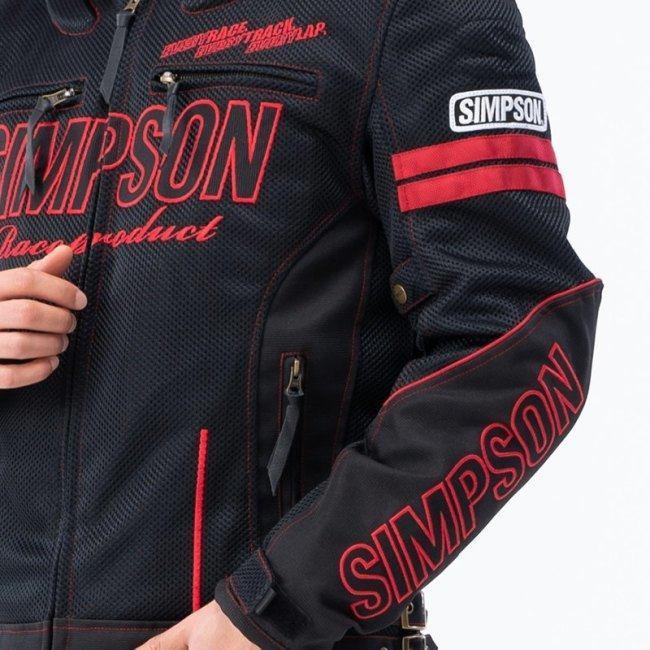 SIMPSON SIMPSON:シンプソン NSM-2201 Riders Mesh Jacket[ライダース メッシュ ジャケット] サイズ：3L :24985175:ウェビック1号店 ...