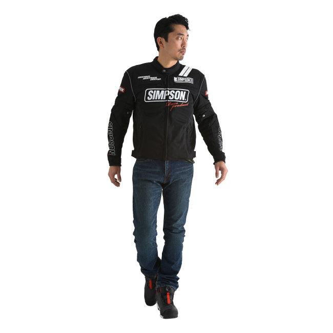 SIMPSON シンプソン NSM-2203 Riders Mesh Jacket[ライダース メッシュ ジャケット] サイズ：L ...