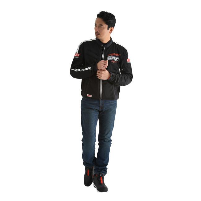 SIMPSON（バイク） SIMPSON シンプソン NSM-2204 Riders Mesh Jacket[ライダース メッシュ ジャケット ...