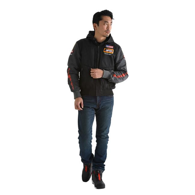 SIMPSON（バイク） SIMPSON シンプソン NSM-2206 Riders VintageLogo Hoodies[ライダース ...