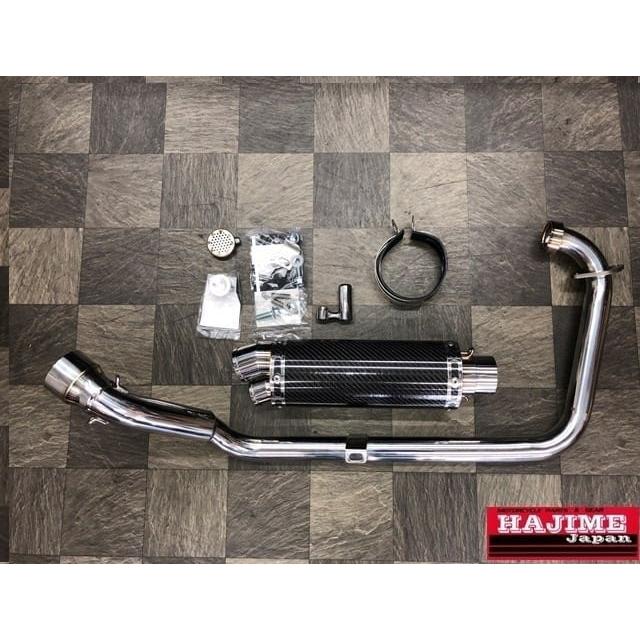 HAJIME HAJIME:ハジメ HAJIME フルエキゾーストマフラー タイプ：ブラックカーボン FZ25 FZS25 YAMAHA ...